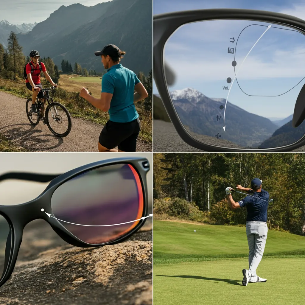 ¿Se pueden usar lentes progresivas en las gafas de sol deportivas ...