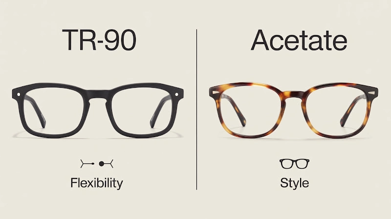 Monturas TR90 vs. monturas de acetato: Cómo elegir | Beautaste Eyewear