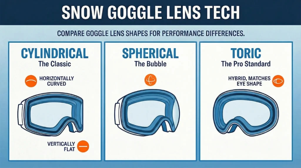 Snow Goggle Lens Geometry: Toric vs Spherical Guide